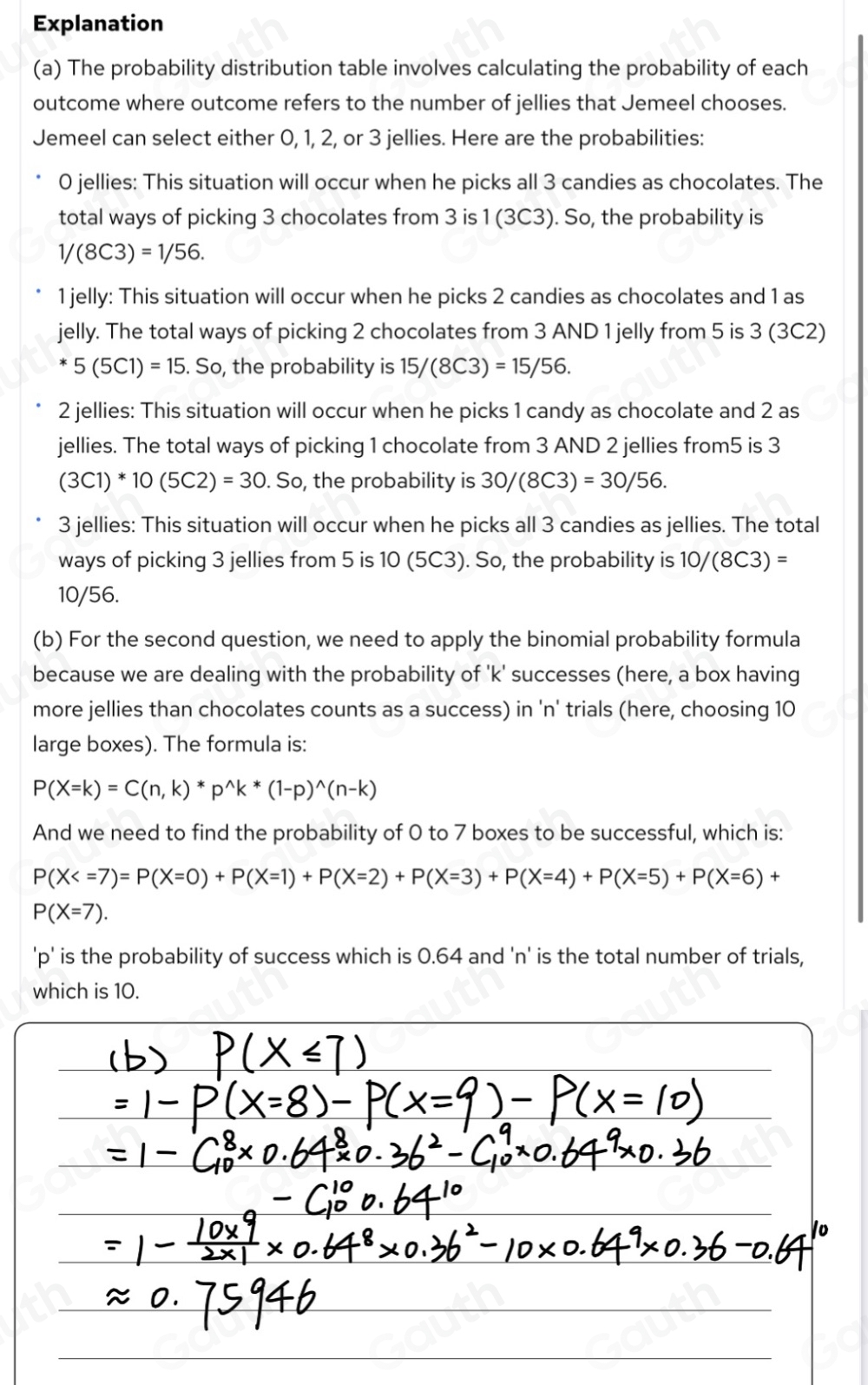 Telah dijawab:A company produces small boxes of sweets that contain 5 ...