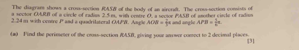 Solved: The diagram shows a cross-section RASB of the body of an ...