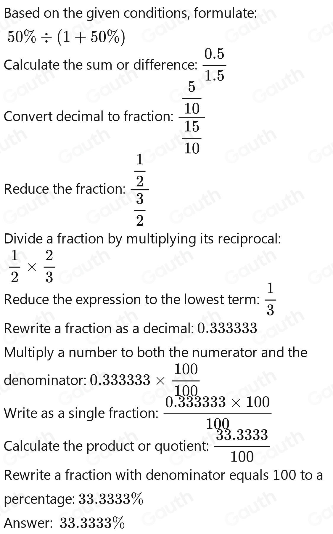 Solved: In a certain mathematics class the part of the class that are ...