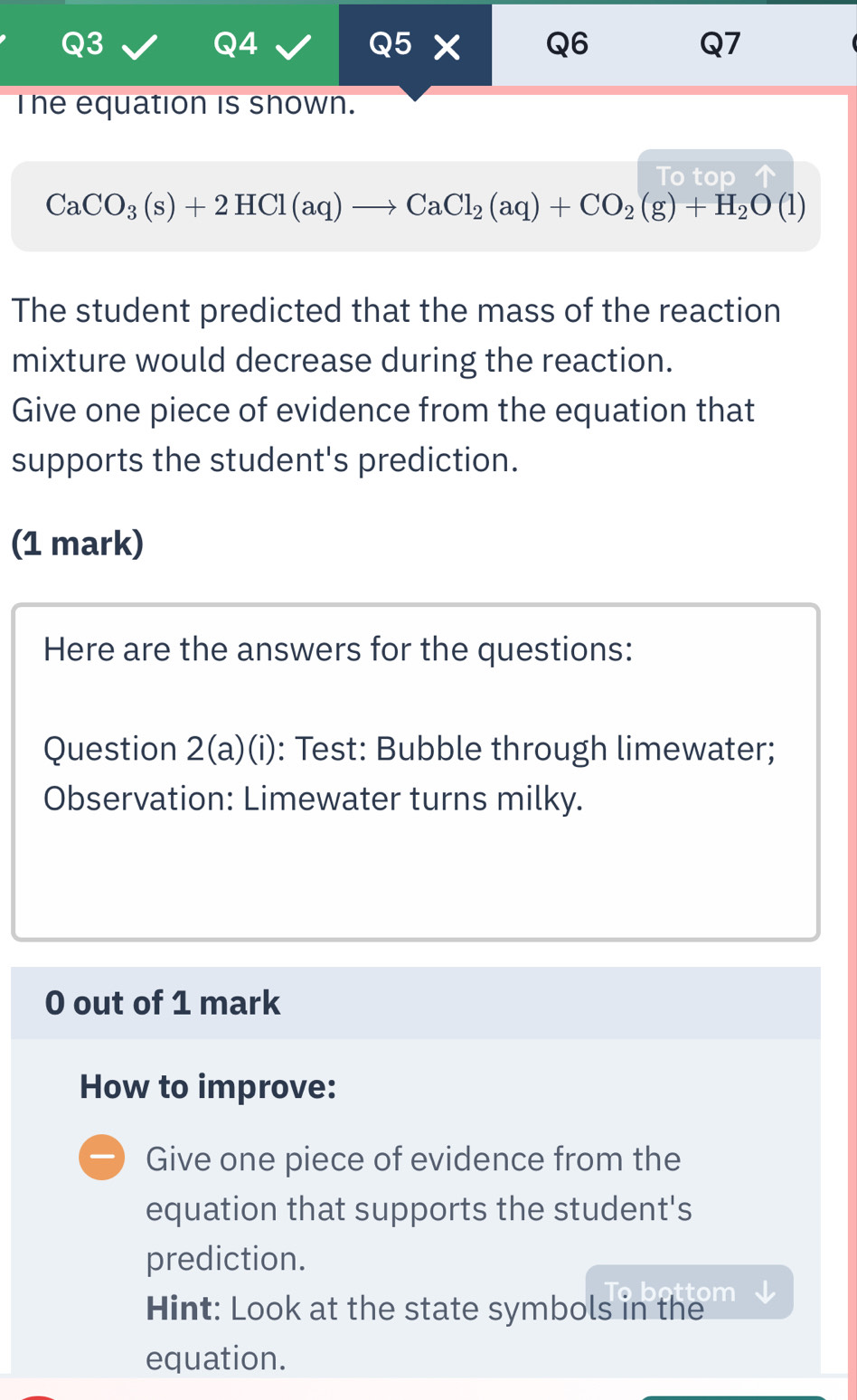 Solved: The equation is shown. To ton CaCO_3(s)+2HCl(aq)to CaCl_2(aq ...