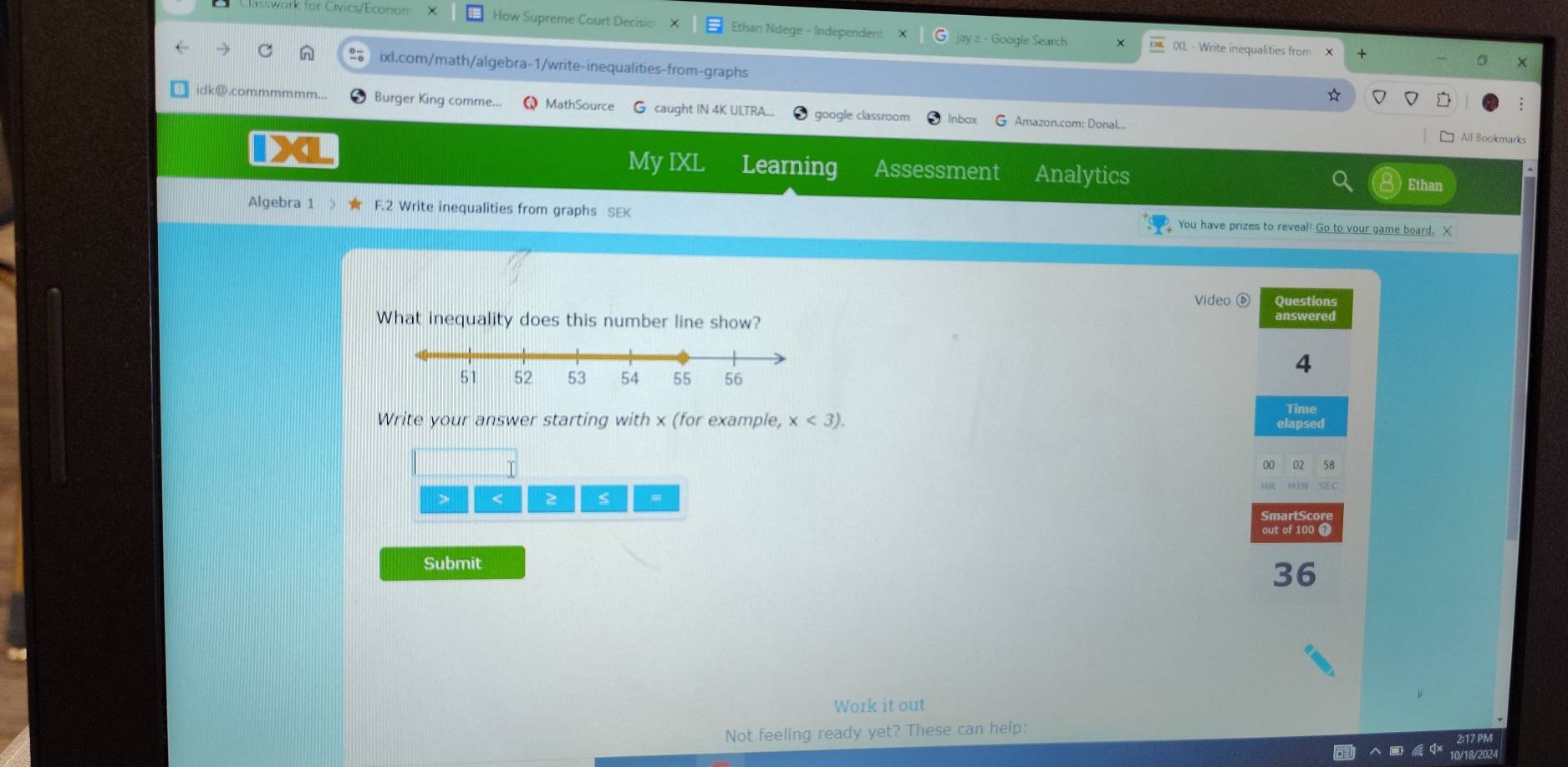 Solved: asswork for Crvics/Econom How Supreme Court Decisio Ethan Ndege ...