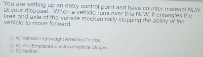 Solved: You are setting up an entry control point and have counter ...