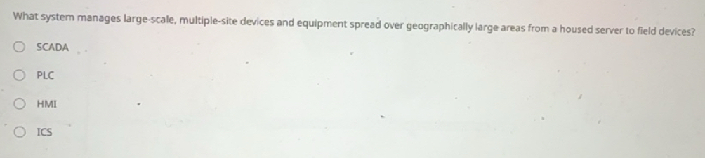 Solved: What system manages large-scale, multiple-site devices and ...