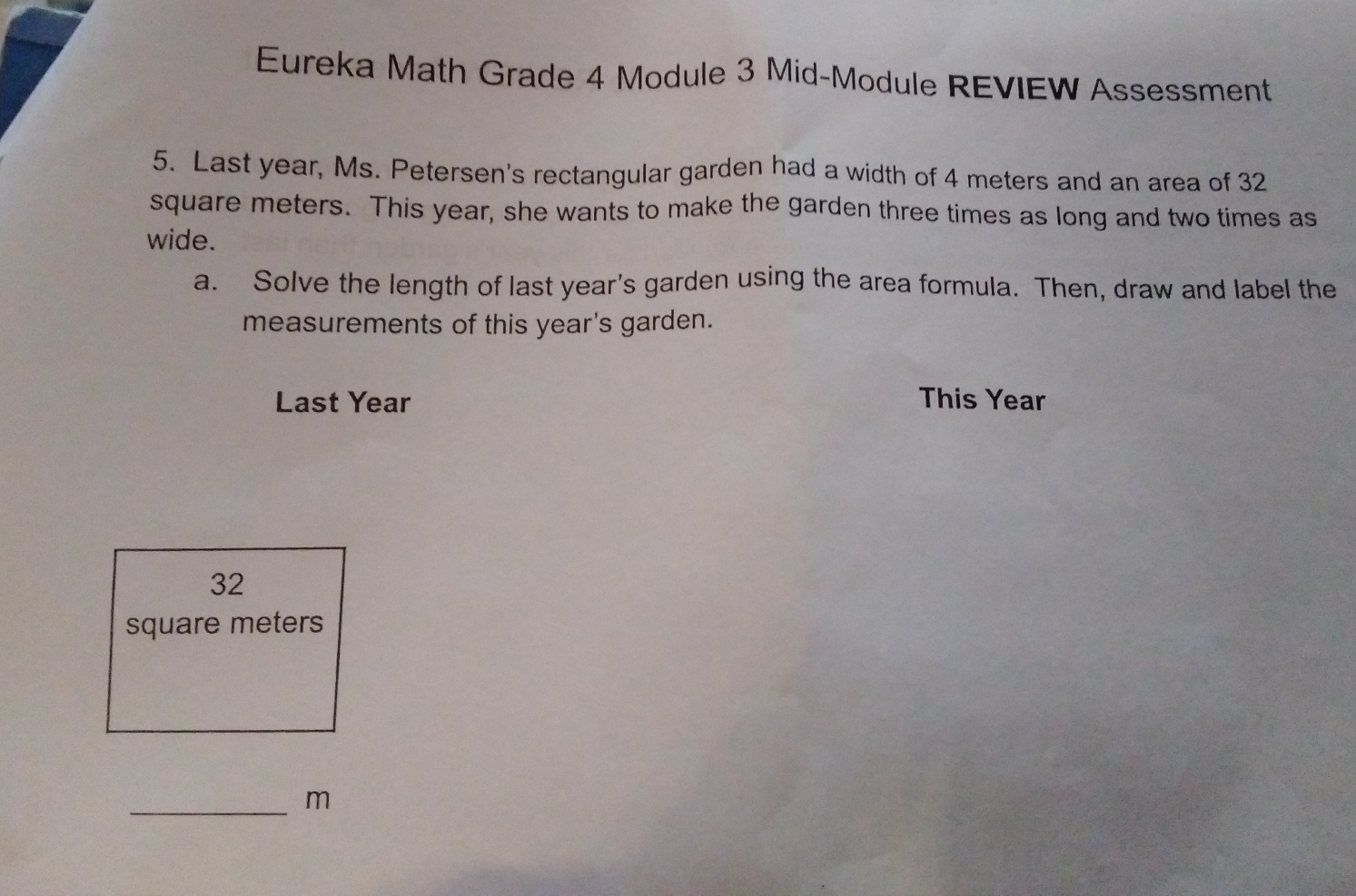Solved: Eureka Math Grade 4 Module 3 Mid-Module REVIEW Assessment 5 ...