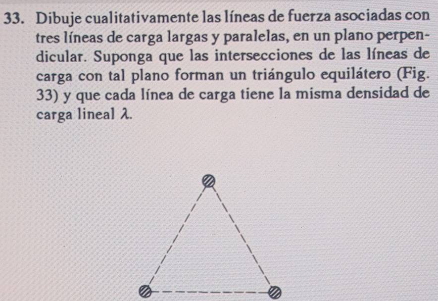 Resuelto:Dibuje cualitativamente las líneas de fuerza asociadas con ...