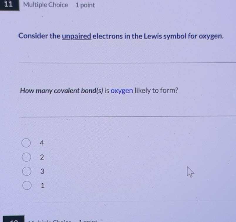 Solved: Consider the unpaired electrons in the Lewis symbol for oxygen ...