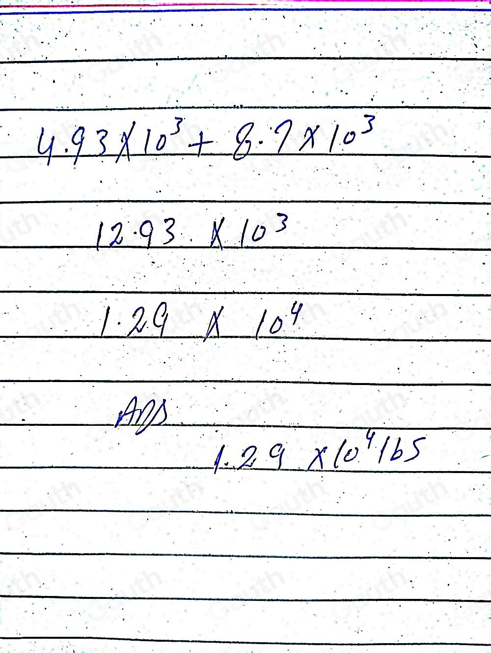 Solved: The approximate weights of two animals are 4.23* 10^3lbs. and 8 ...