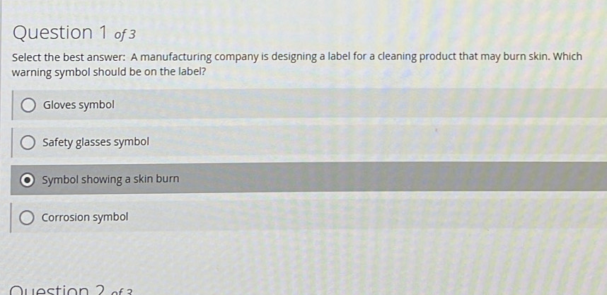 Solved: Select the best answer: A manufacturing company is designing a ...