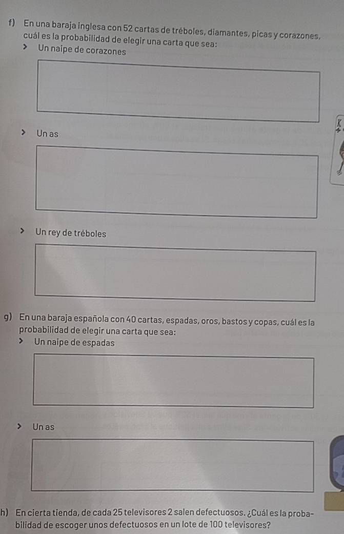 Resuelto:En una baraja inglesa con 52 cartas de tréboles, diamantes ...