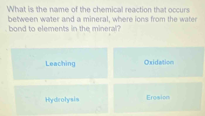 Solved: What is the name of the chemical reaction that occurs between ...