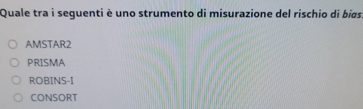Risolto:Quale tra i seguenti è uno strumento di misurazione del rischio ...