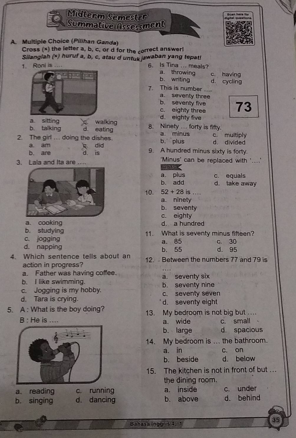Telah dijawab:Scan here for Midterm Semester D digital queations Summative Assessment A ...
