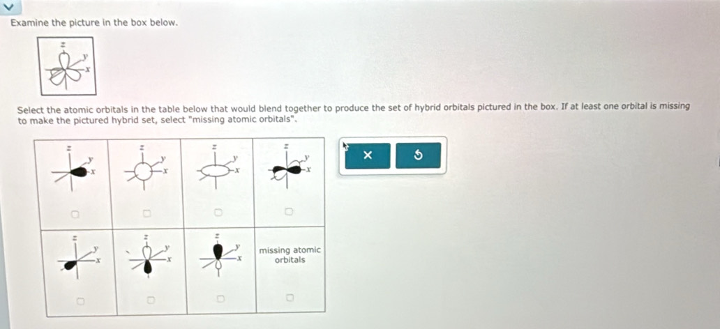 Solved: Examine the picture in the box below. Select the atomic ...