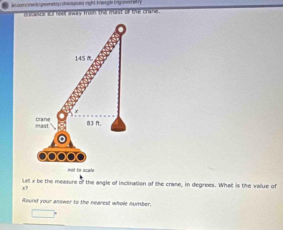 Solved: ix com/math/geometry/checkpoint-right-triangle-trigonometry ...
