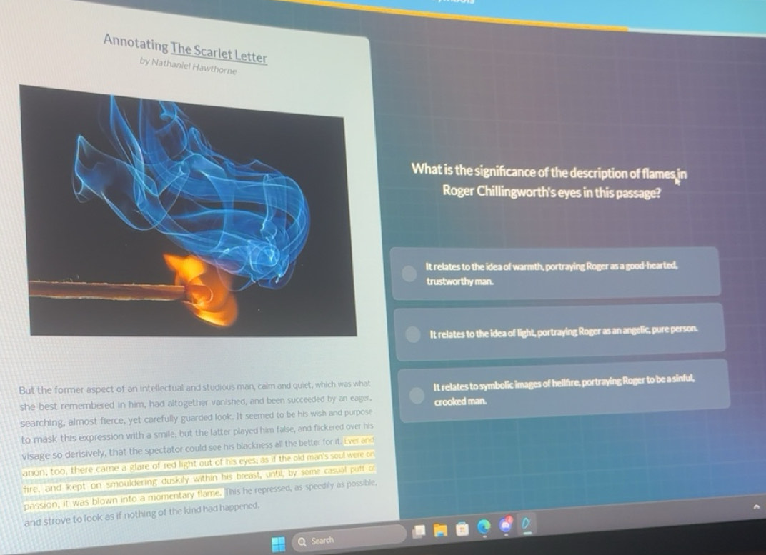 Gelöst:Annotating The Scarlet Letter by Nathaniel Hawthorne What is the ...