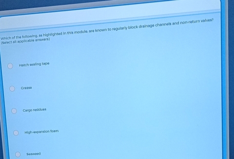 Solved: Which of the following, as highlighted in this module, are ...