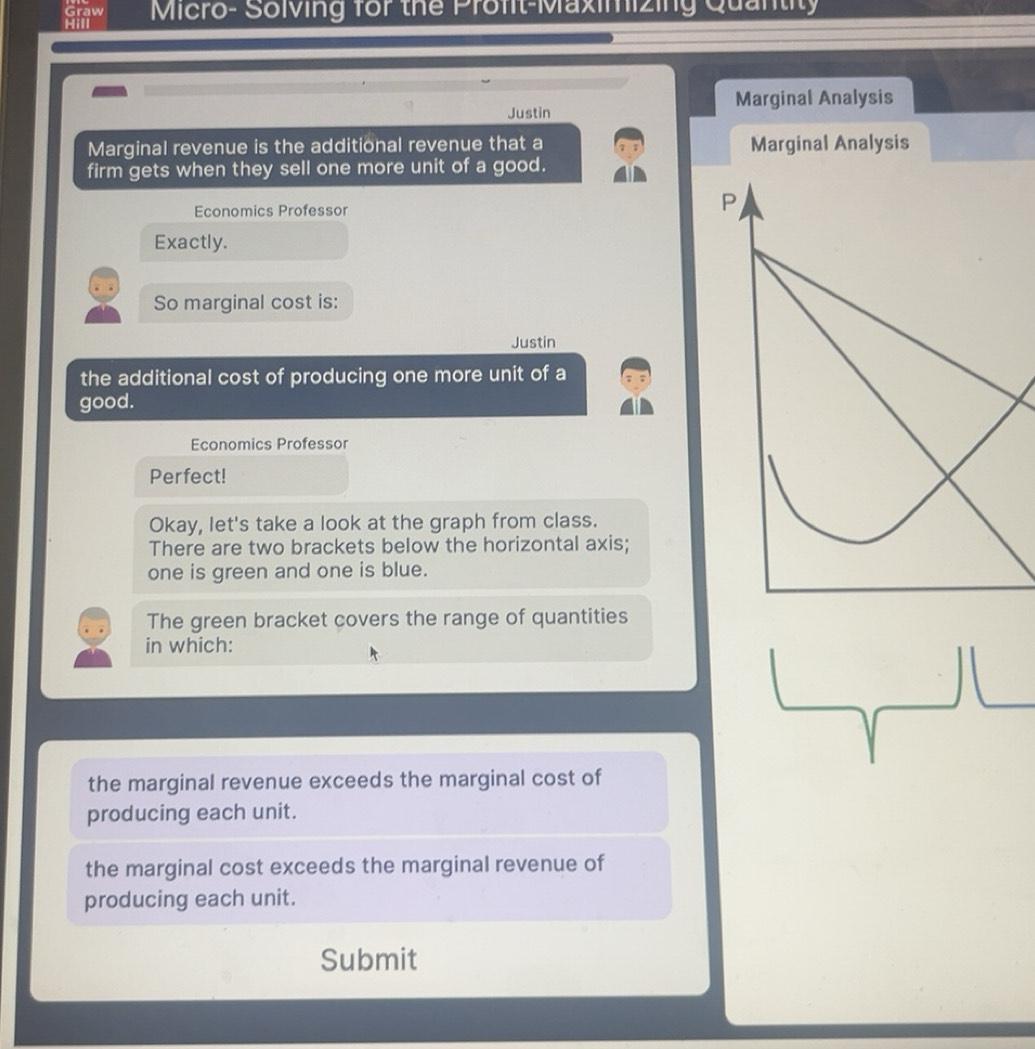 Solved: Graw Micro- Solving for the Profit-Maximizing Quantity Hill ...
