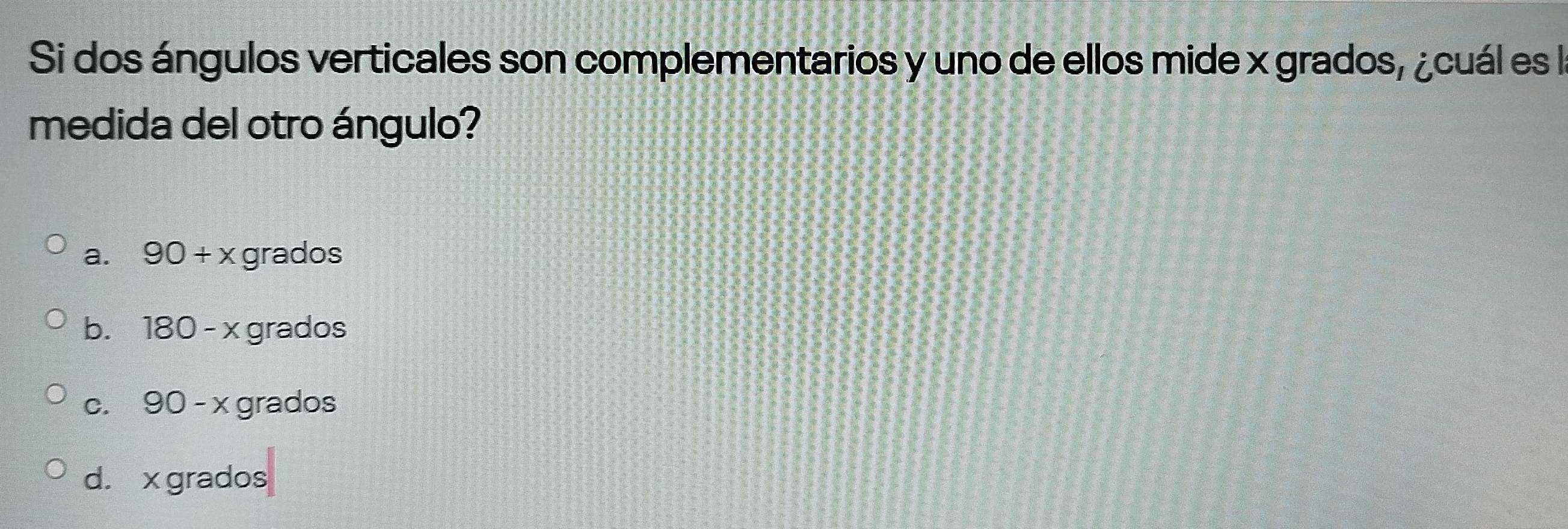 Resuelto:Si dos ángulos verticales son complementarios y uno de ellos ...