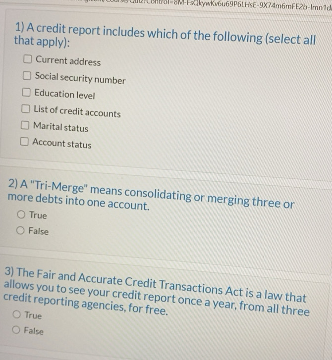 Solved: Qu2!C8ntrol=8M-FsQkywKv6u69P6LHsE-9X74m6mFE2b-Imn1dl 1) A ...