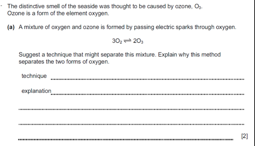 تم الحل:The distinctive smell of the seaside was thought to be caused ...