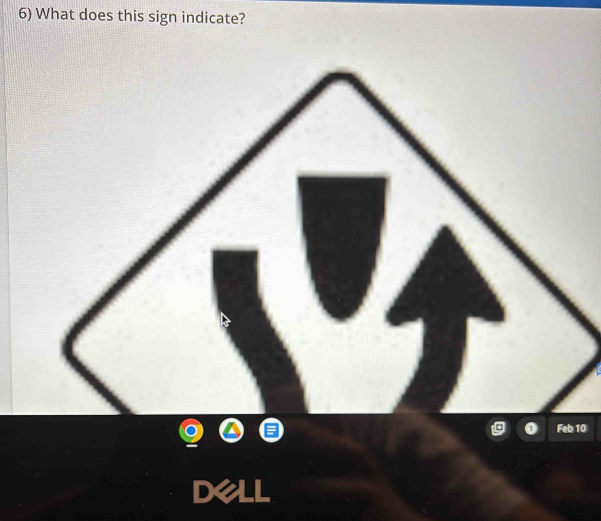Solved: What does this sign indicate? eb10 [Math]