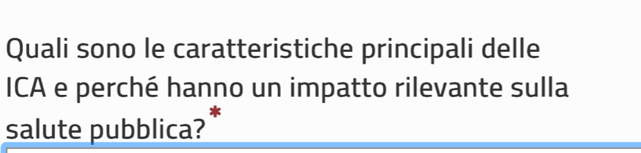 Risolto:Quali sono le caratteristiche principali delle ICA e perché ...