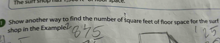 Solved: The surt sho Dace Show another way to find the number of square ...