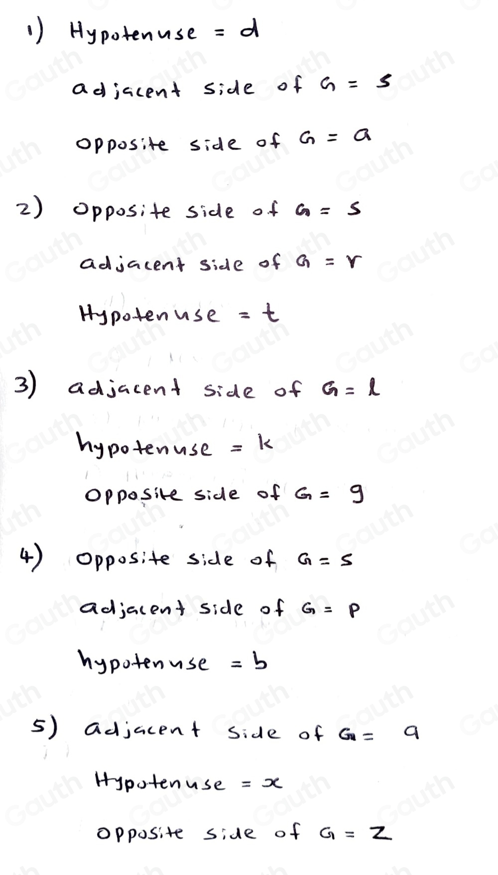Solved: ACTIVITY 3. ILLUSTRATION Direction: Illustrate right trian- TRG ...