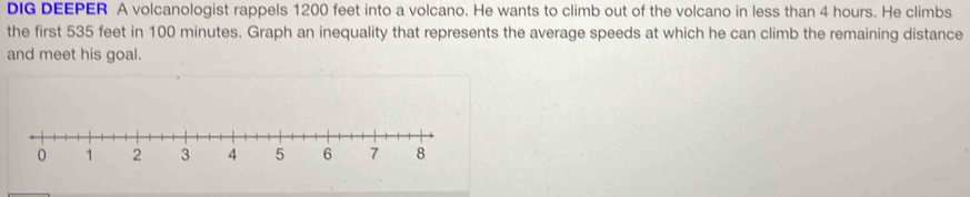DIG DEEPER A volcanologist rappels 1200 feet into a volcano. He wants ...