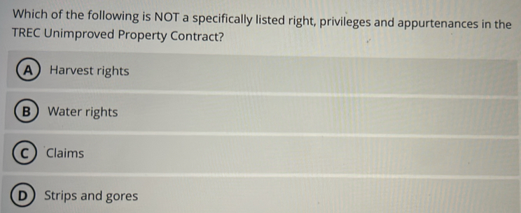 Solved: Which of the following is NOT a specifically listed right ...