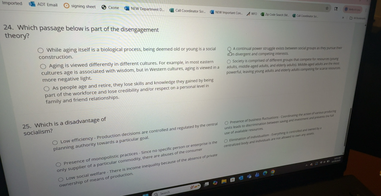 Solved: Imported ADT Email signing sheet Cxone NEW Department D.. Call ...