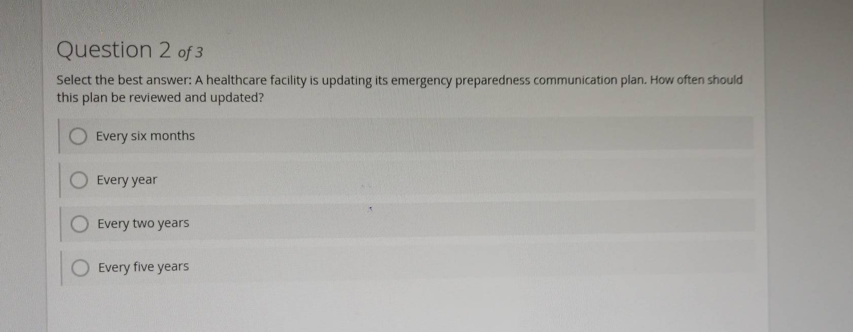 Solved: Select the best answer: A healthcare facility is updating its ...
