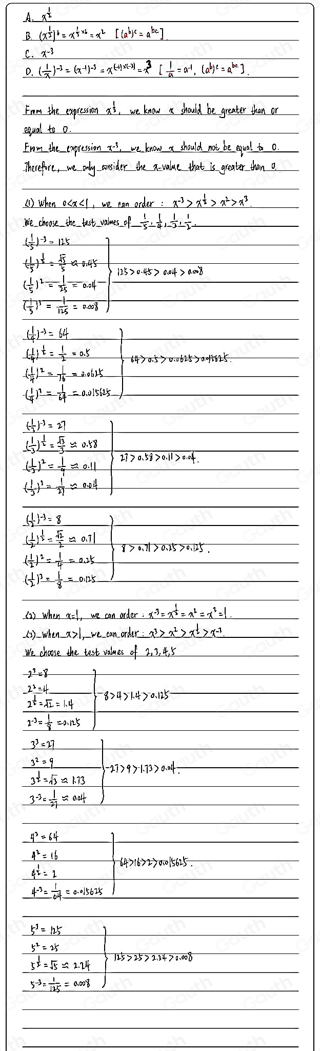 Solved: Simplify the following expressions. Next, order the expressions ...