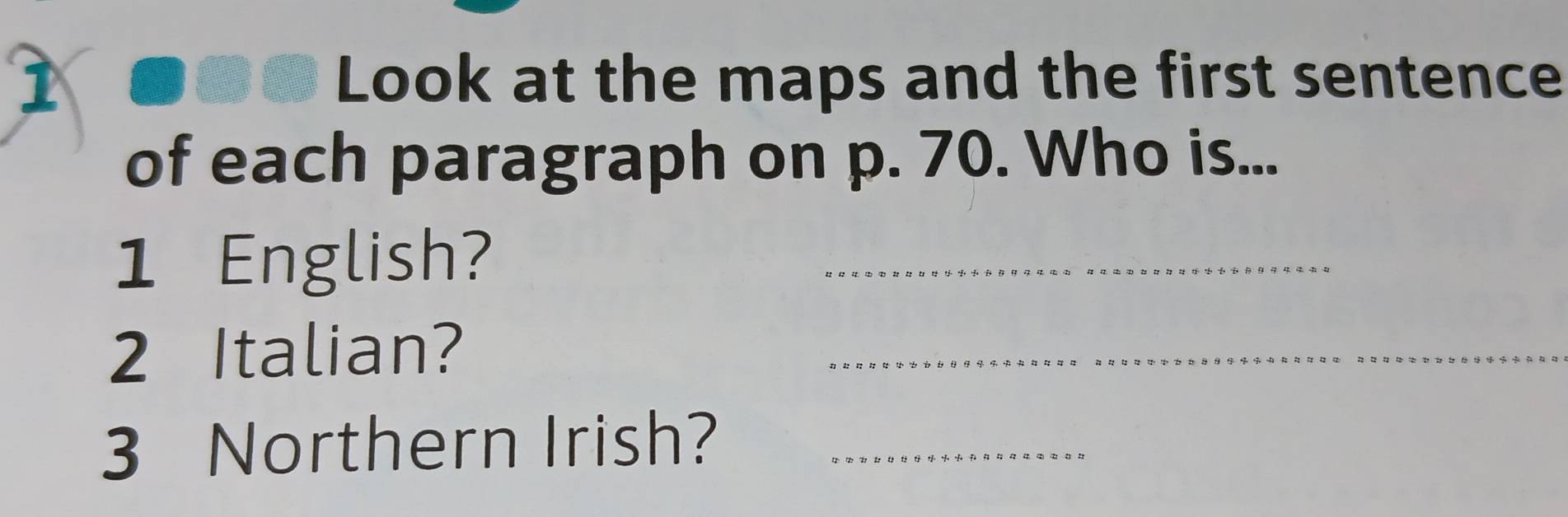 Risolto:Look at the maps and the first sentence of each paragraph on p ...