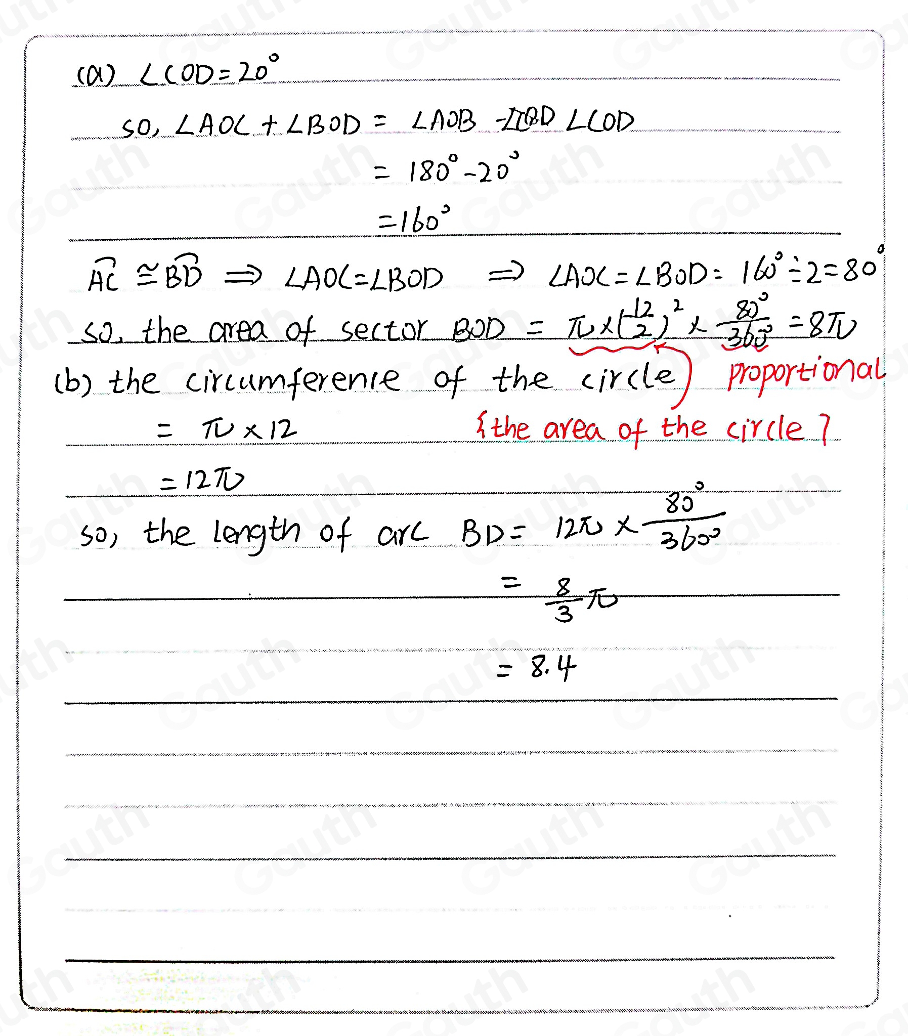 Solved: In the diagram below of circle O, diameter overline AB and ...