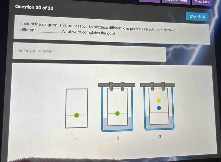 Solved: Show links Question 30 of 30 17 59% Look at the diagram. This ...