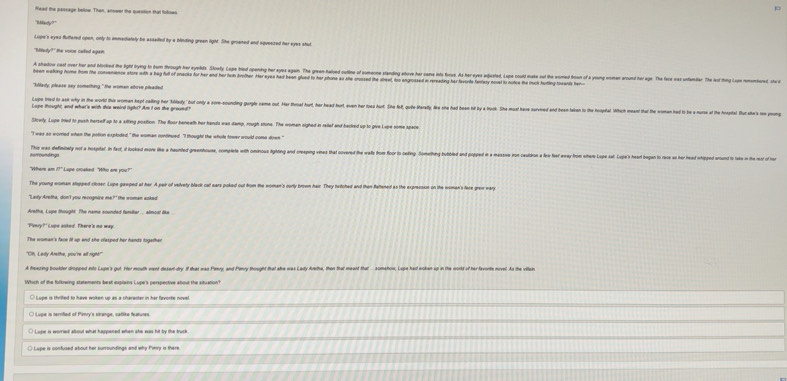 Solved: Read the passage bellow. Than, answer the question that follown ...