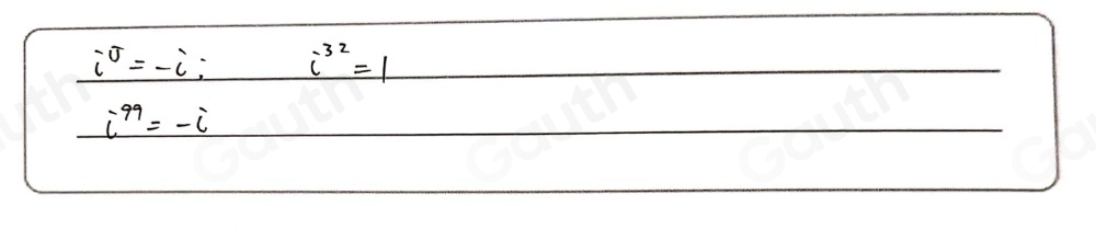 Solved: Simplify each of the following powers of i. i^(15)= COMPLETE i ...