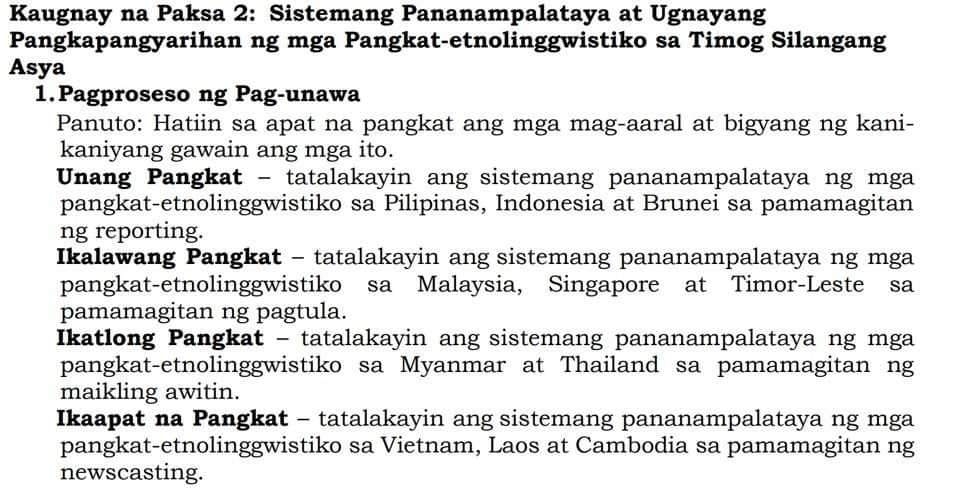 Solved: Kaugnay na Paksa 2: Sistemang Pananampalataya at Ugnayang Pangkapangyarihan ng mga ...