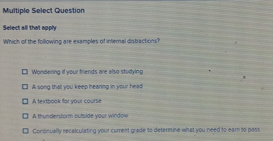 Solved: Multiple Select Question Select all that apply Which of the ...