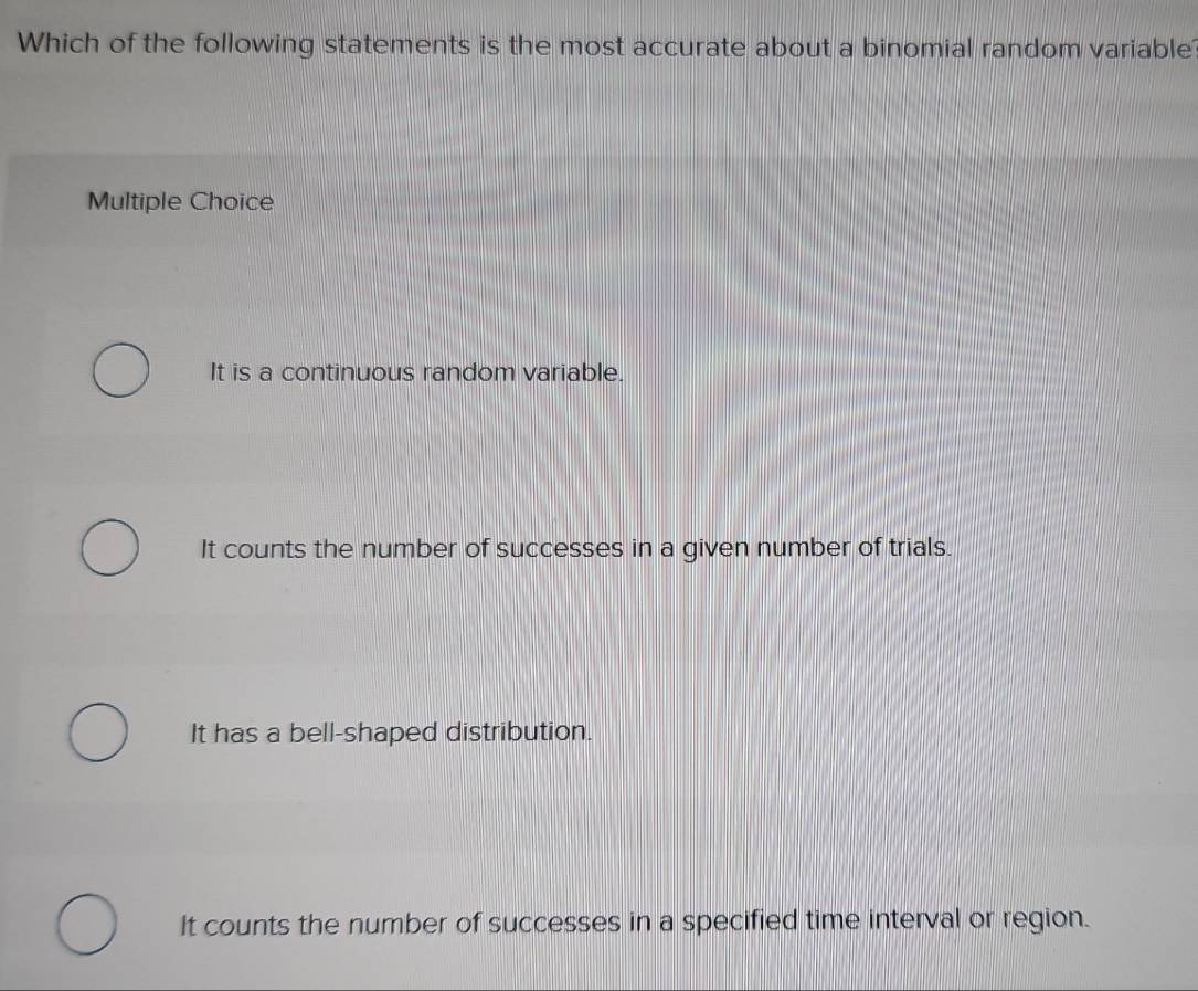 Solved: Which of the following statements is the most accurate about a ...