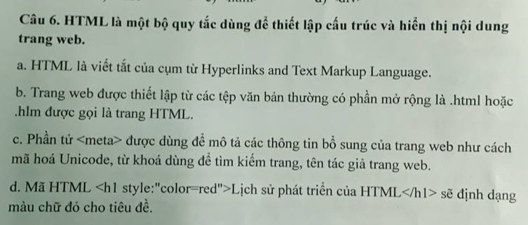 Giбєјi Quyбєїt Html Lг Mб T Bб Quy Tбєїc Dг Ng д б ѓ Thiбєїt Lбє P Cбєґu Trгєc Vг Hiб ѓn