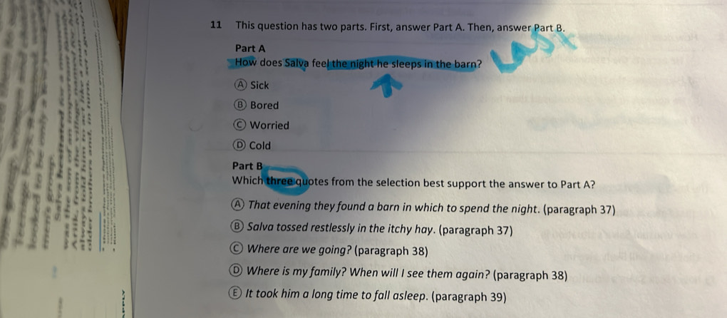 Solved: This question has two parts. First, answer Part A. Then, answer ...