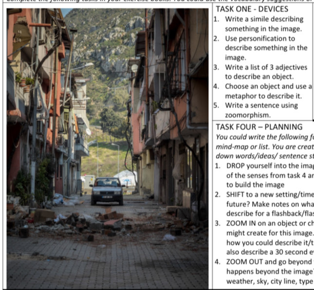 Solved: TASK ONE - DEVICES 1. Write a simile describing something in ...