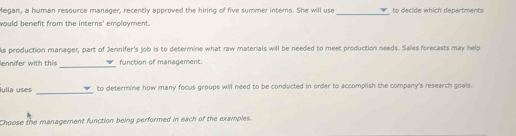 Solved: Megan, a human resource manager, recently approved the hiring ...