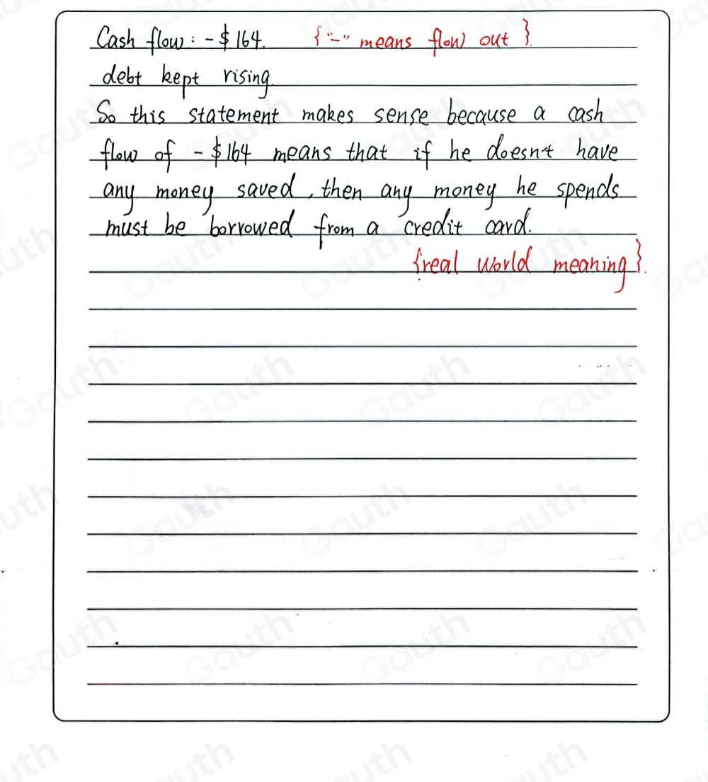 Solved: Decide whether the following statement makes sense (or is ...