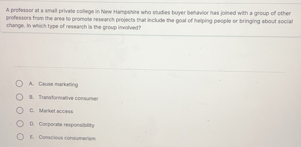 Solved: A professor at a small private college in New Hampshire who ...