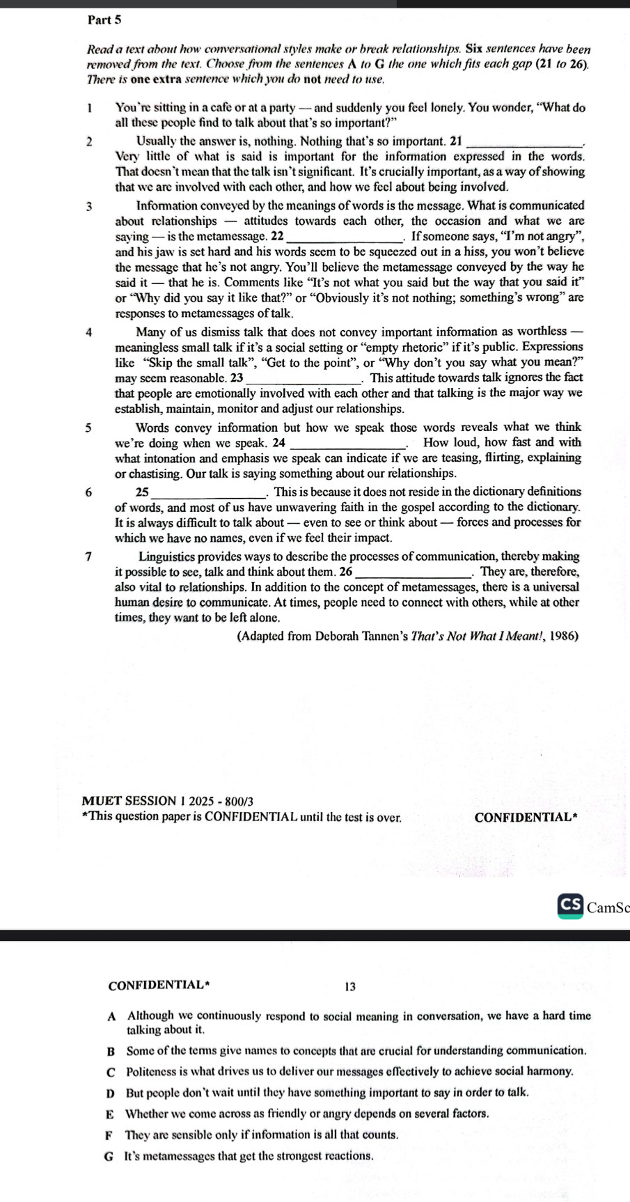 Selesai:Read a text about how conversational styles make or break ...