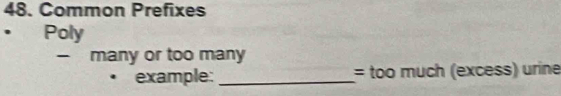 Solved: Common Prefixes Poly - many or too many example: _= too much ...