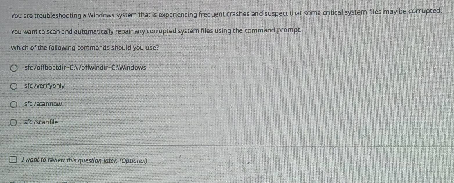 Solved: You are troubleshooting a Windows system that is experiencing ...